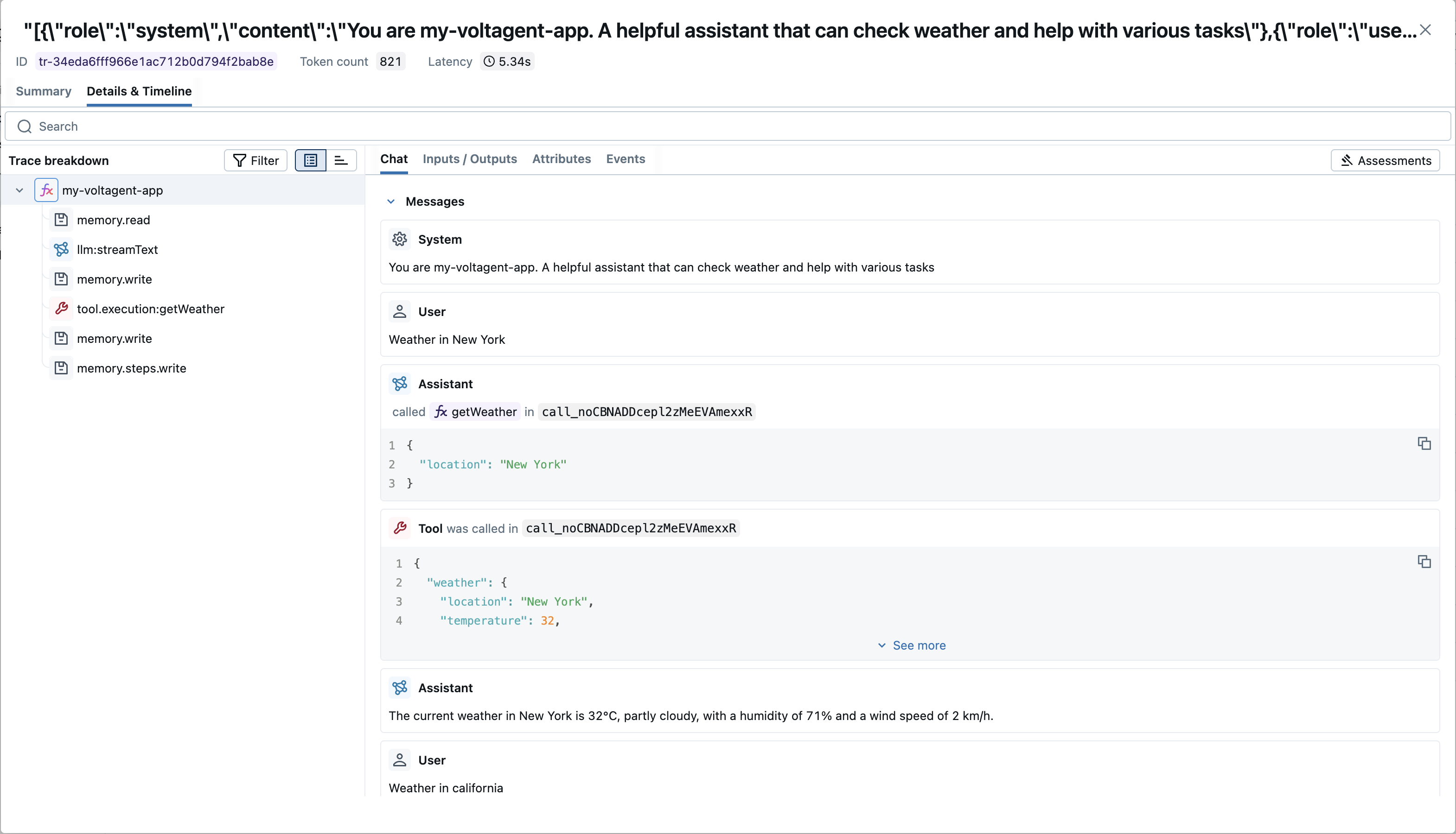 Tracing VoltAgent | MLflow
